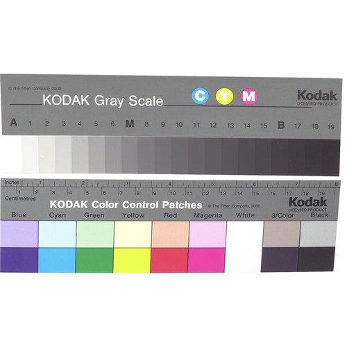 Kodak Color Separation Guide and Gray Scale 1527654 B&H Photo