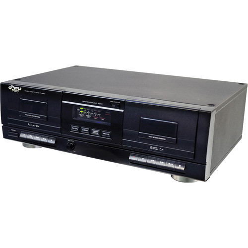 Pyle Pro Dual Cassette Deck with MP3 Converter PT659DU B&H Photo
