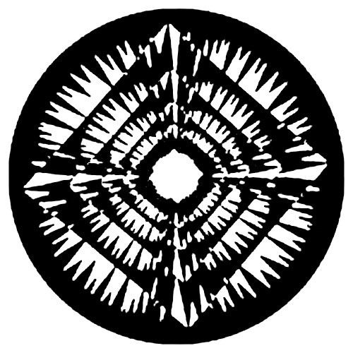 Rosco Steel Gobo #7615 - Jagged Squares - Size A 250776151000