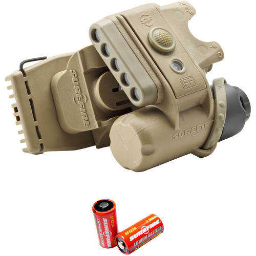 SureFire HL1-A Dual Output White/Blue LED Helmet Light HL1-A-TN