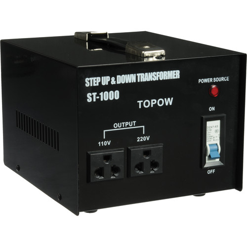 TOPOW ST-1000 Step Up / Down Transformer (1000W) ST1000 B&H