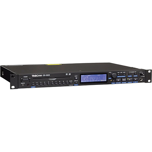Tascam CD-500 Single-Rackspace CD Player CD-500 B&H Photo Video
