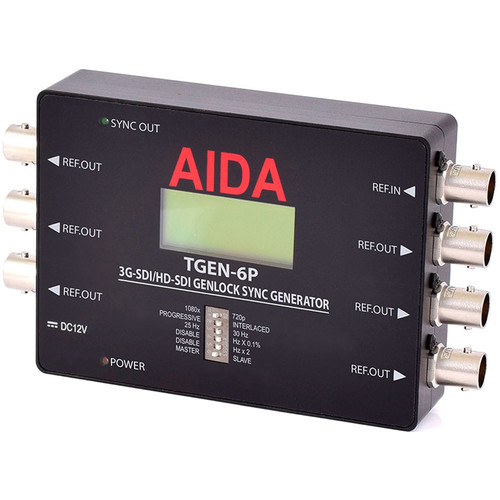 AIDA Imaging 3G-SDI/HD-SDI Tri-Level Genlock Sync TGEN-6P B&H