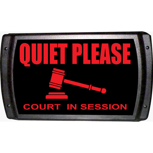 American Recorder QUIET PLEASE - COURT IN SESSION Sign