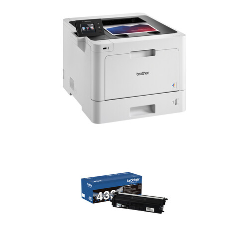 Brother HL-L8360CDW Color Laser Printer with TN433BK High Yield