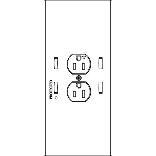 Chief PAC525 2-Plug In-Wall Retro Power Kit PAC525P2-KIT B&H
