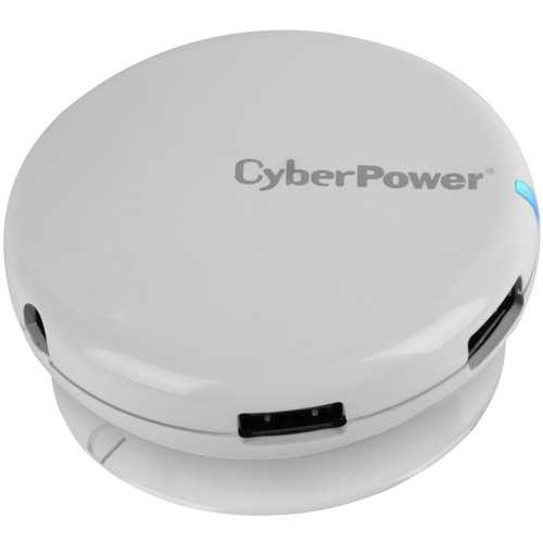 CyberPower CPH430PW 4-Port USB 3.0 Hub (White) CPH430PW B&H