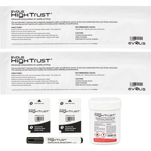 Evolis Advanced Cleaning Kit ACL002 B&H Photo Video