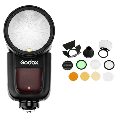 Godox V1 Flash with Accessories Kit for Olympus and Panasonic