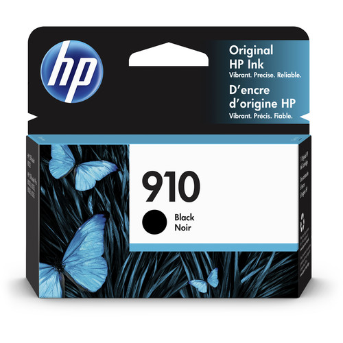 HP 910 Standard-Capacity Black Ink Cartridge 3YL61AN#140 B&H