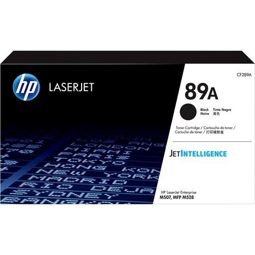 HP 89A Black Standard Yield LaserJet Toner Cartridge CF289A B&H
