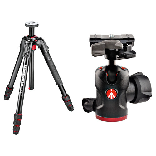Manfrotto Manfrotto 190go! Aluminum M-Series Tripod and 494 B&H