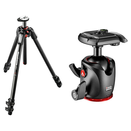 Manfrotto MT055CXPRO3 Carbon Fiber Tripod with MHXPRO-BHQ2 Ball