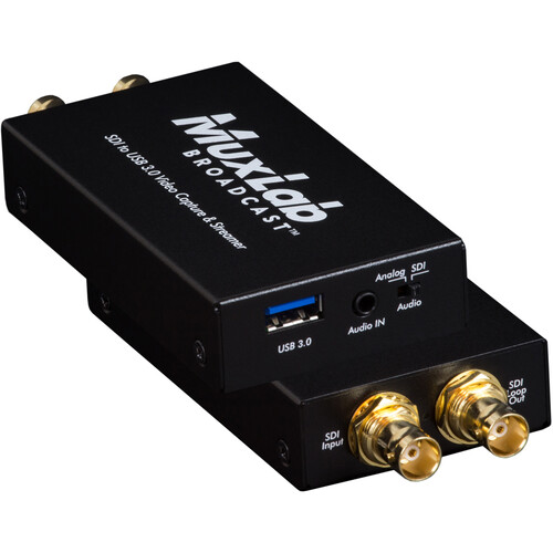 MuxLab SDI to USB 3.0 Video Capture & Streamer 500705 B&H