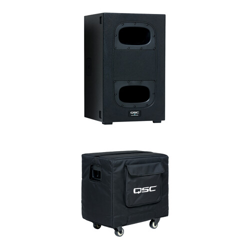 QSC KS112 12" Powered Subwoofer Kit with Padded Cover B&H Photo