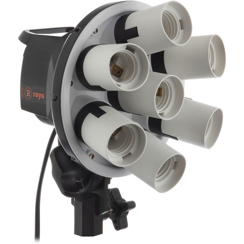 Raya Octa Fluorescent 7 Socket Fixture OC-OF7 B&H Photo Video