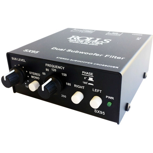 Rolls SX95 Stereo Subwoofer Crossover / Filter SX95 B&H Photo