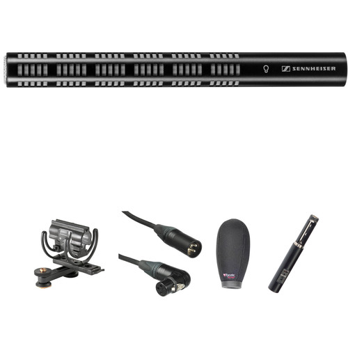 Sennheiser ME66 Short Shotgun Microphone On-Camera Kit B&H