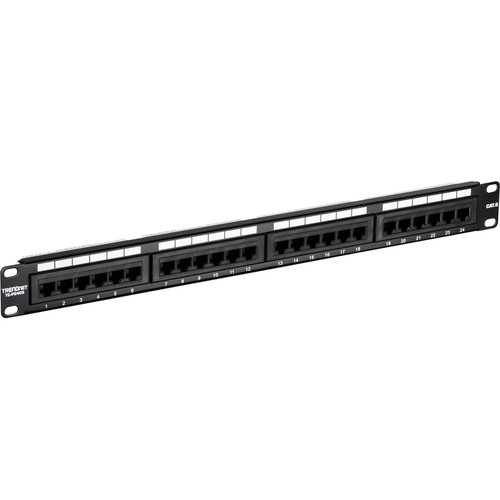 TRENDnet 24-Port Cat 6 Unshielded Patch Panel TC-P24C6 B&H Photo
