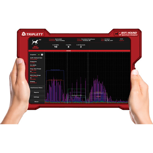 Triplett Wifi Hound 2 4 Ghz And 5 Ghz Portable Rf Wfhound Bandh