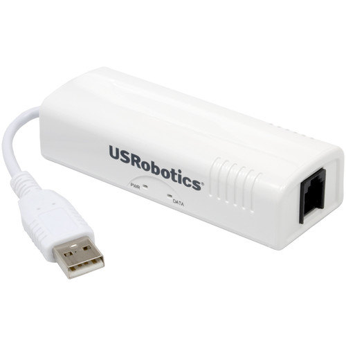 US Robotics 56K USB Controller Dial-Up External Fax Modem