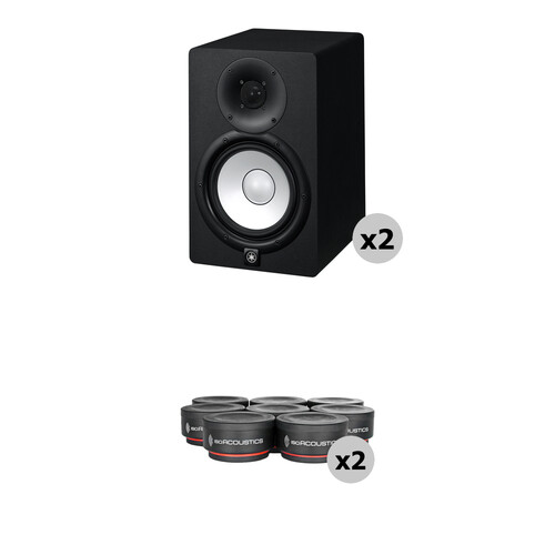 Yamaha HS7 Powered Studio Monitors with Monitor Controller and