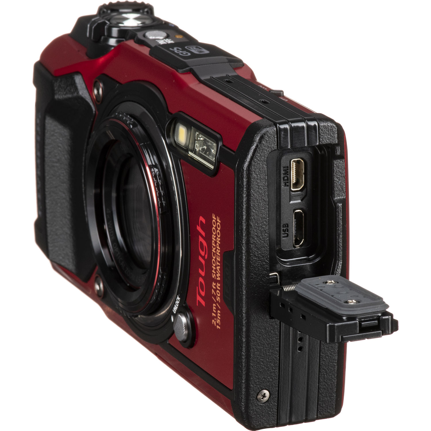 Olympus Tough TG-6 12.0MP Point & Shoot Digital Camera - Red for sale ...