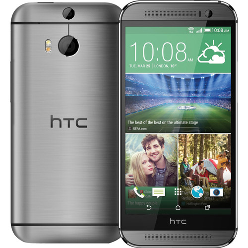 Htc One M8 Silver Front