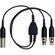 Shure TA4 Y-Cable for AXT100 Bodypack Transmitters AXT652 B&H
